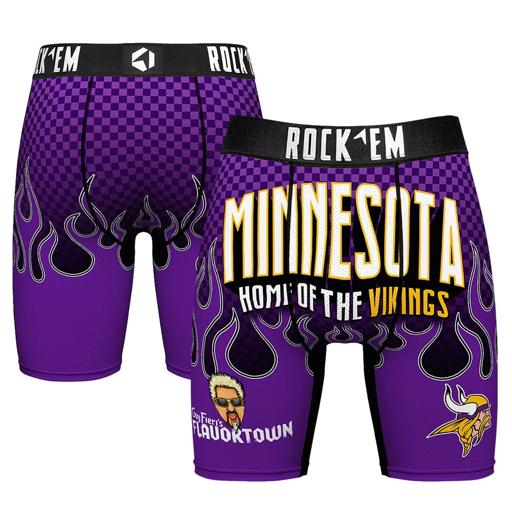 Men's Rock Em Socks Minnesota Vikings NFL x Guy Fieri-s Flavortown ...