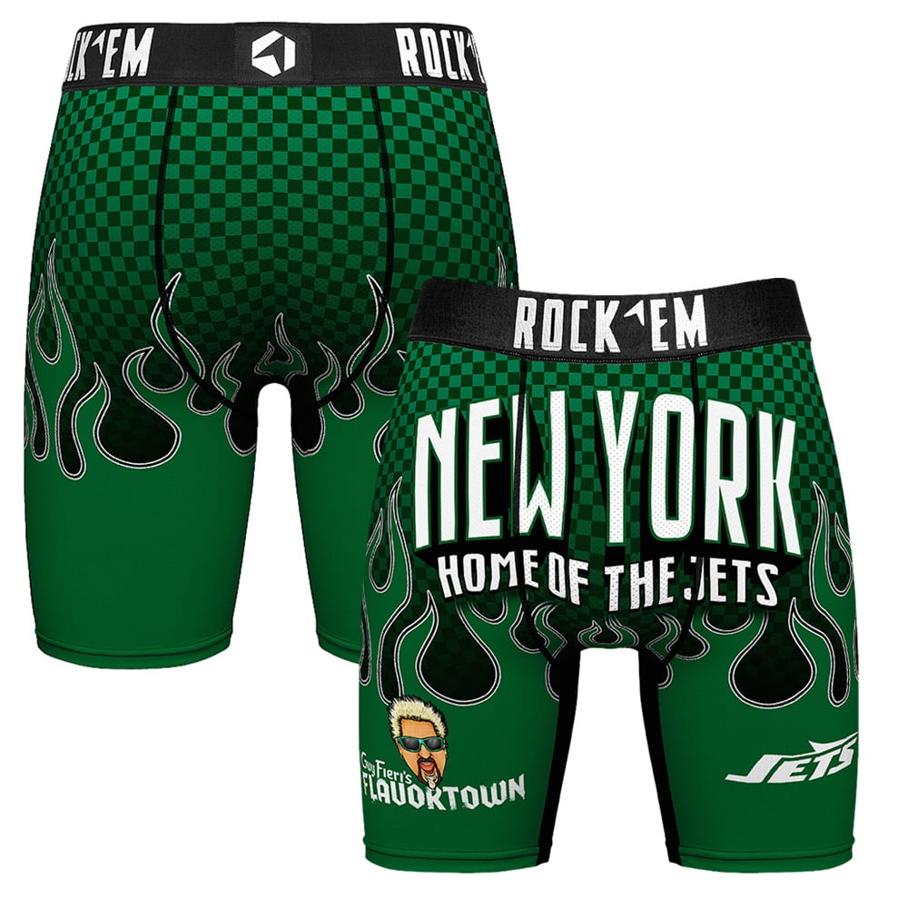 Men's Rock Em Socks New York Jets NFL x Guy Fieri-s Flavortown Boxer ...