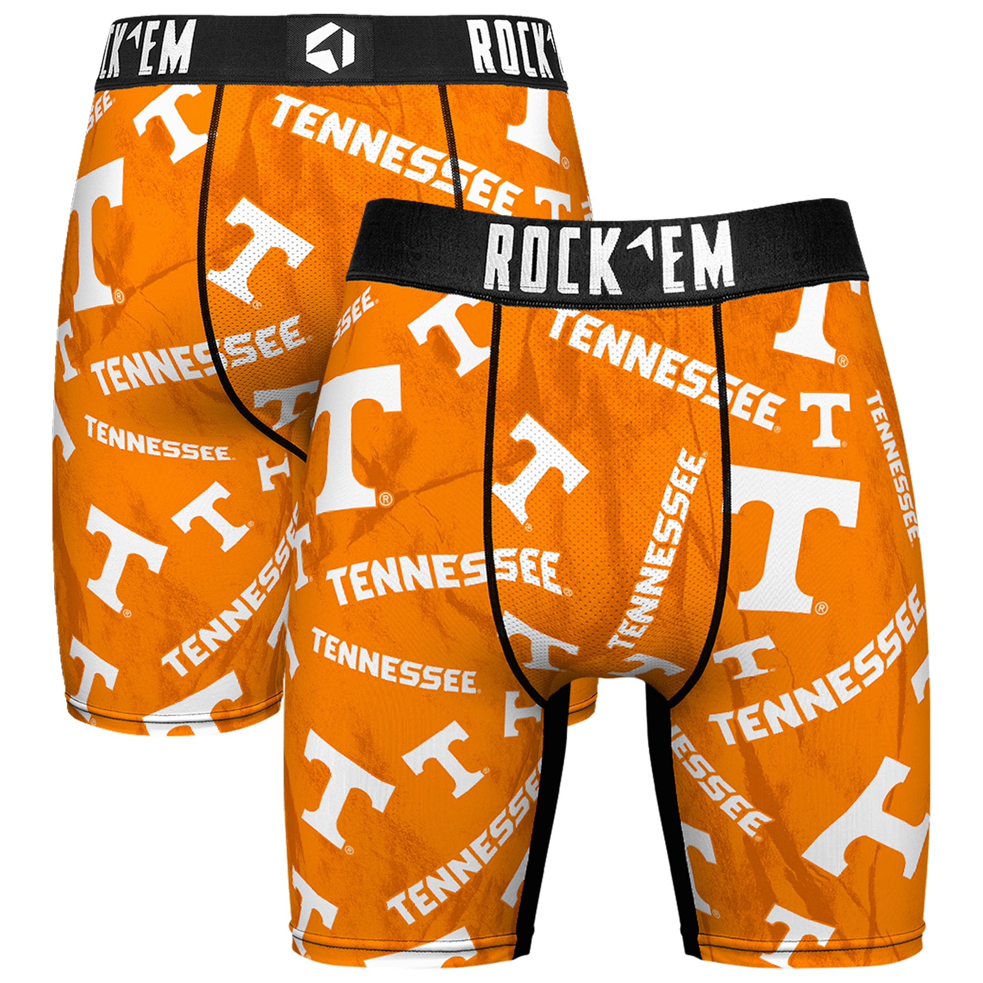 Men's Rock Em Orange Tennessee Volunteers All Over Logo Boxer Briefs ...