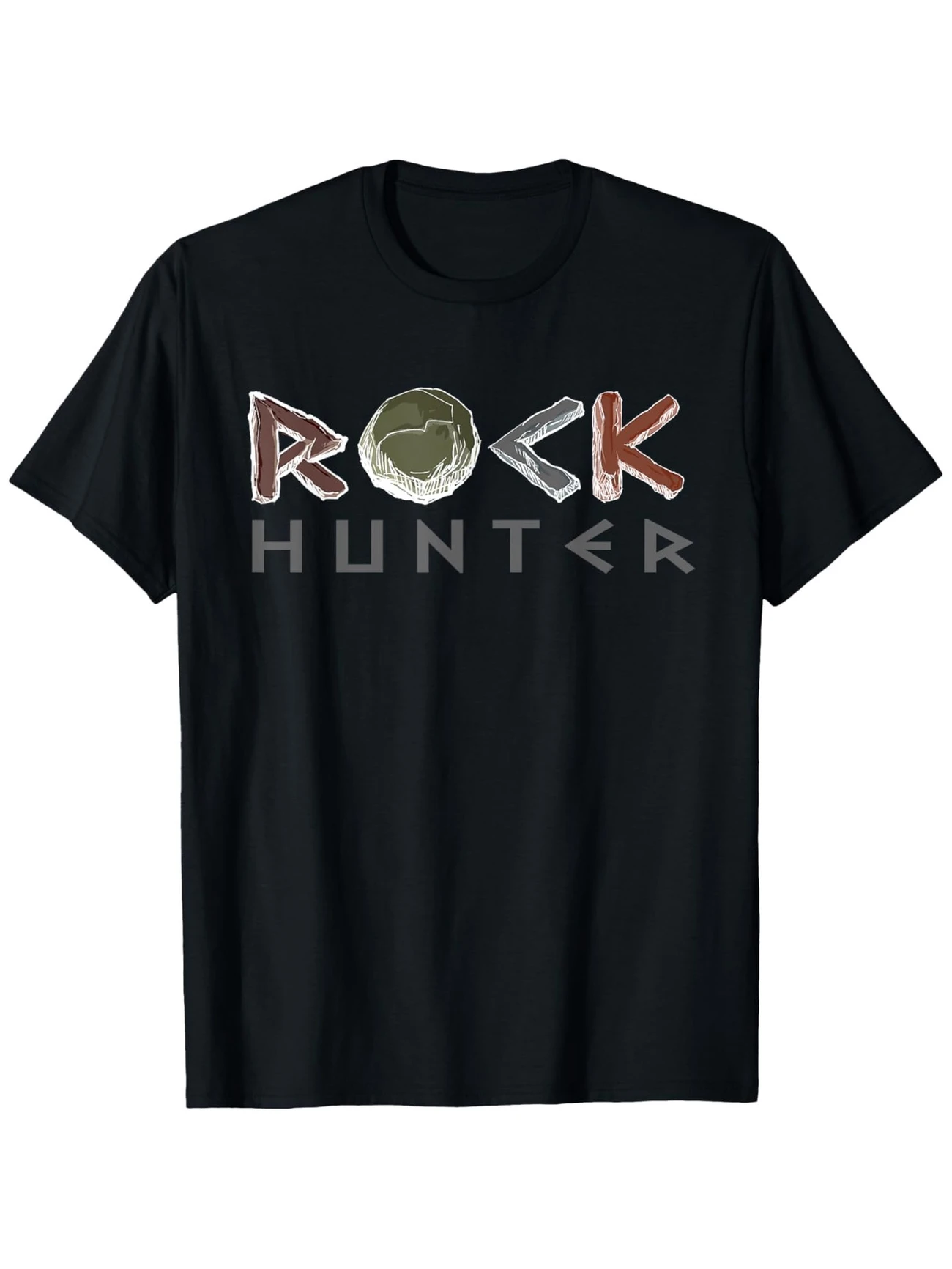Men's Rock Hunter Graphic T-Shirt - 100% Cotton Relaxed Fit Casual Tee ...