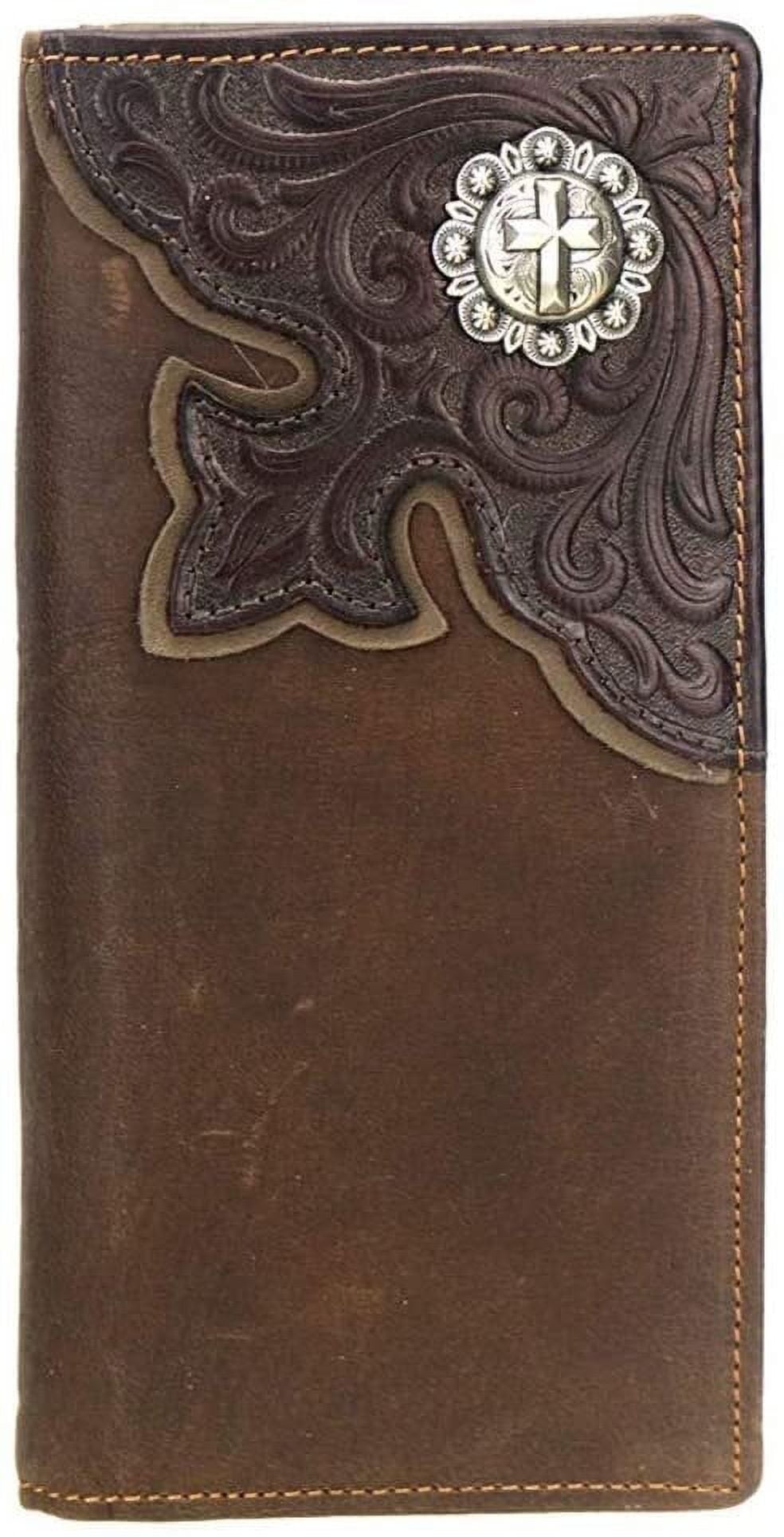 Men's Rodeo Wallet Western Handcrafted Leather Tooled Ladies Wallets ...
