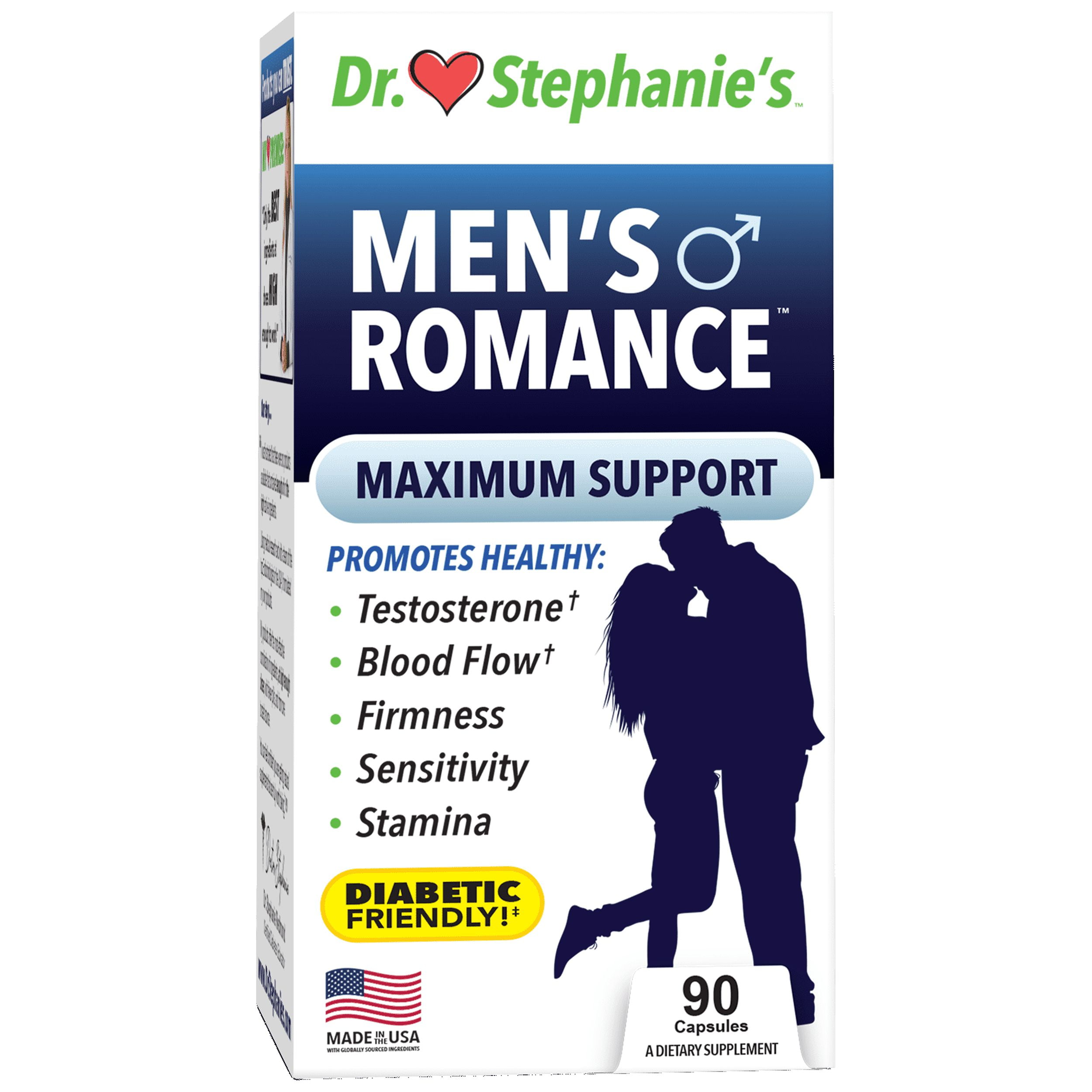 Men's Romance Supplement by Dr. Stephanie's with Tribulus, Fenugreek ...