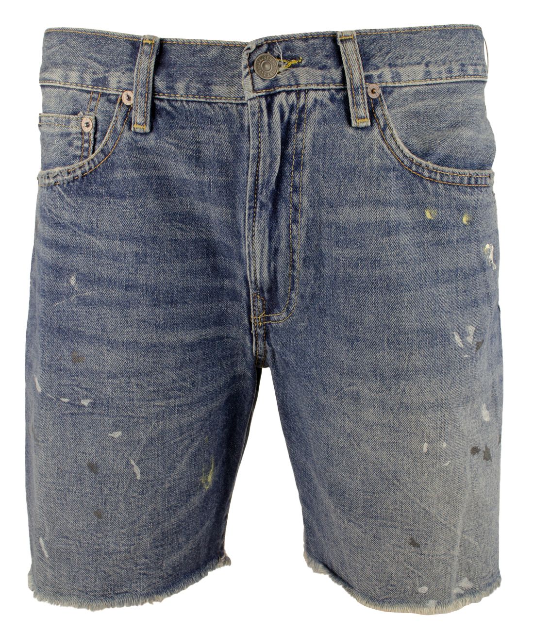 Men's Rope Dyed Cutoff Classic Fit Denim Shorts 32 - Walmart.com