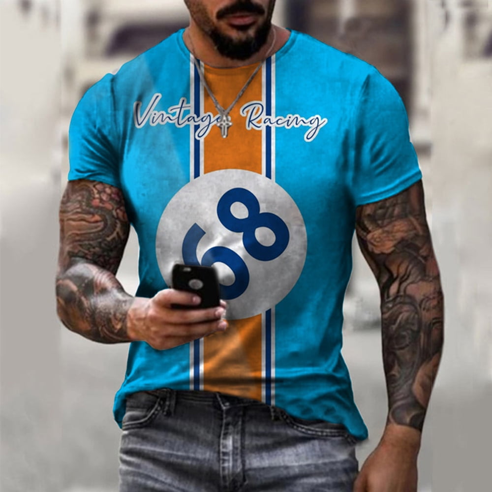 Men's Route 66 T-Shirt With Cool Designs - Walmart.com