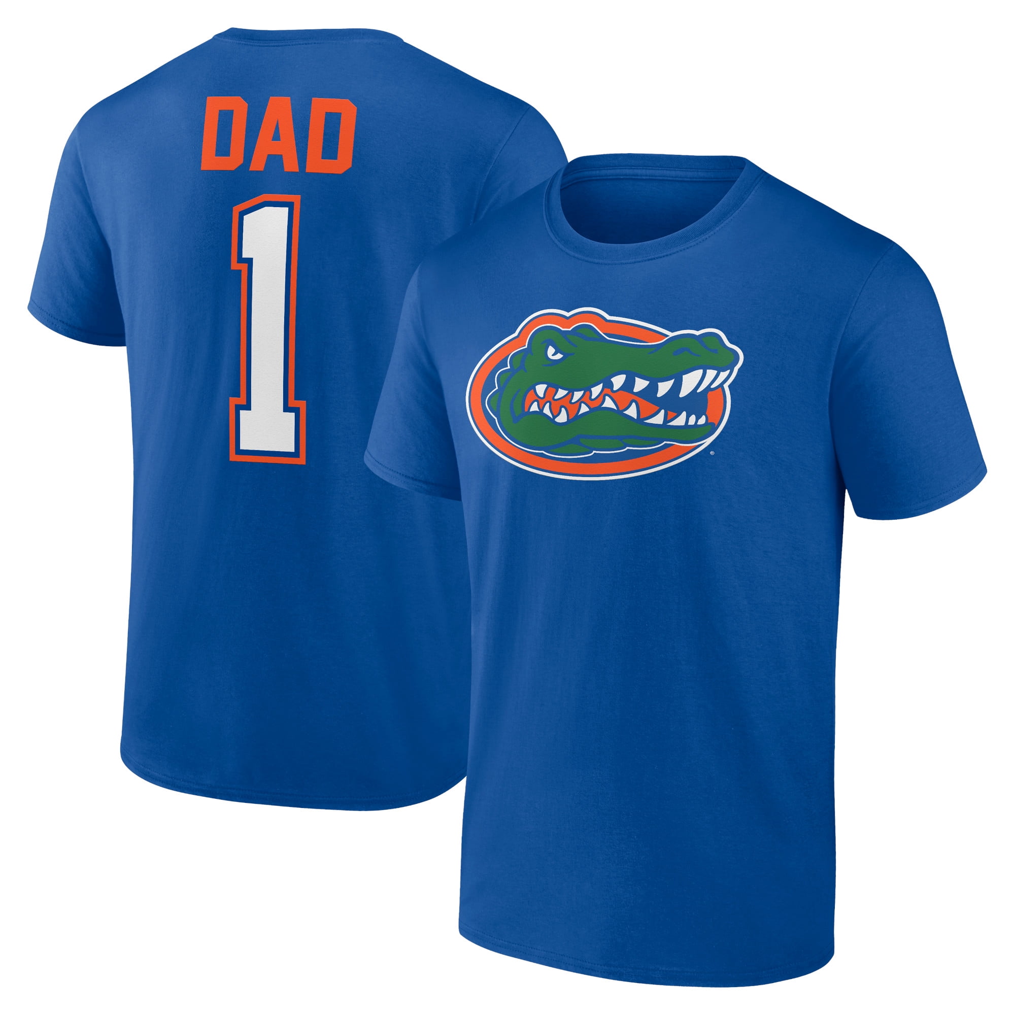 Men's Royal Florida Gators Father's Day #1 Dad T-Shirt - Walmart.com