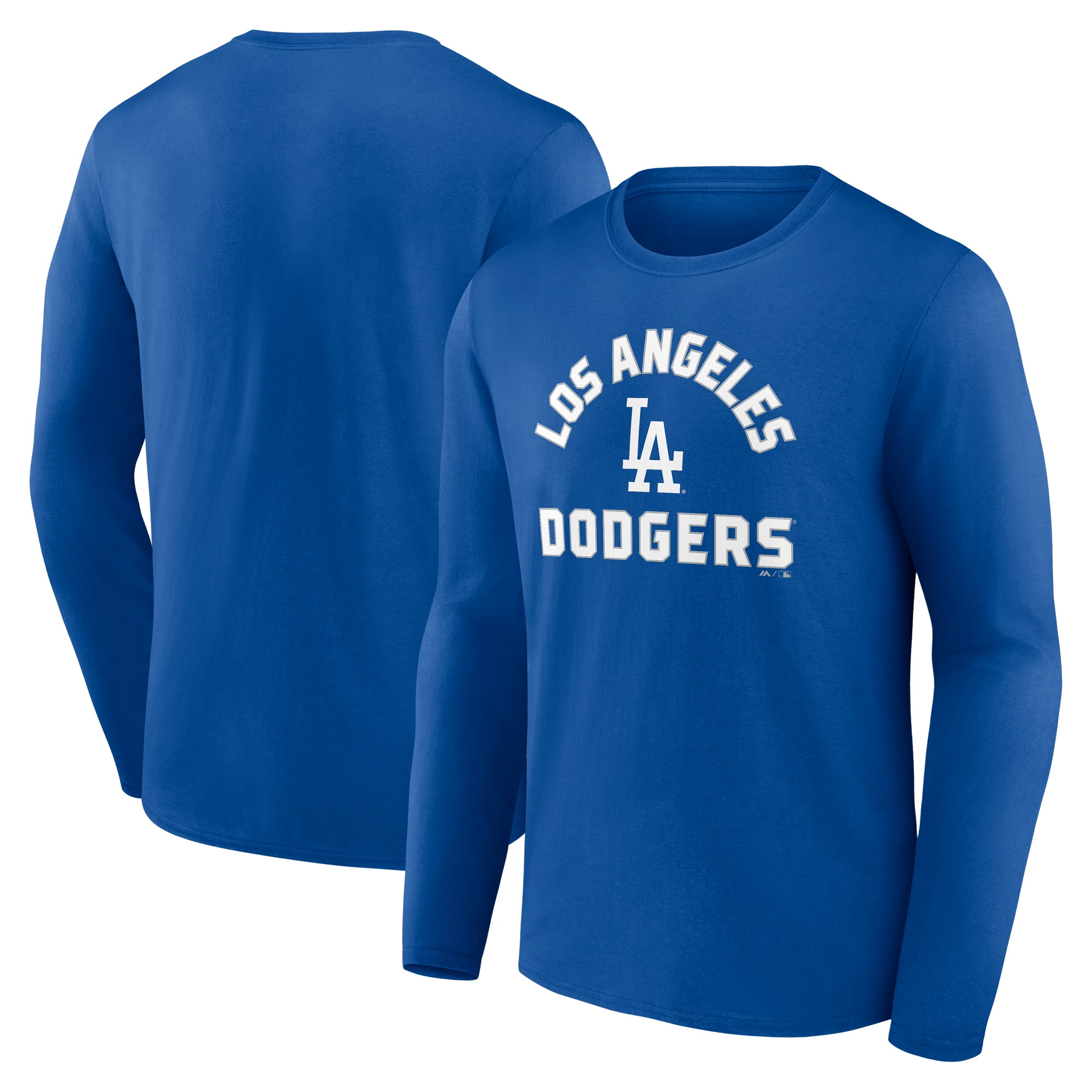 Los Angeles Dodgers Men's Royal Reach Out Cotton Long Sleeve T-Shirt ...