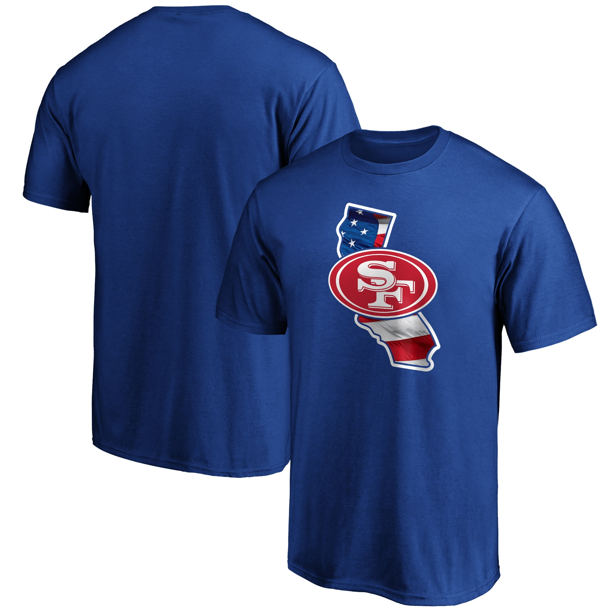 Men's Royal San Francisco 49ers Banner State T-Shirt - Walmart.com