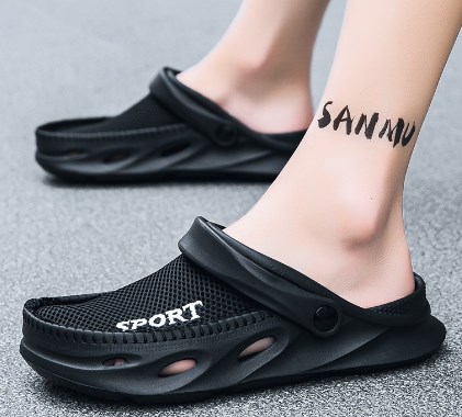 Men’s Rubber Sport Clogs with Breathable Mesh Upper - Walmart.com