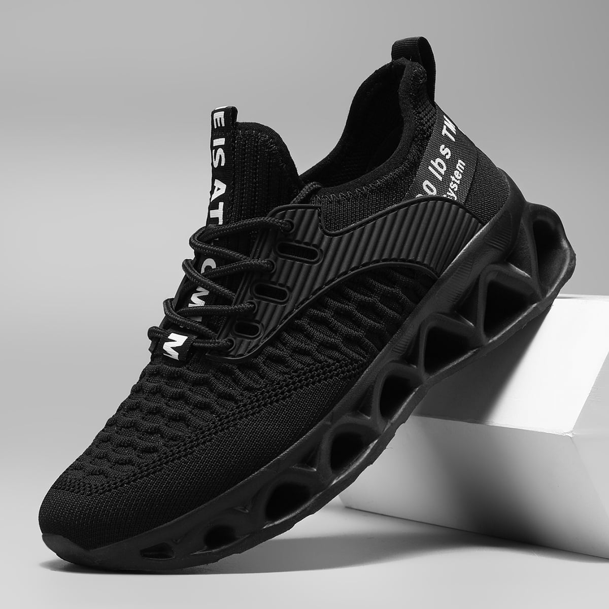 Men's Running Shoes for Men，Footwear Hollow Sole Sneakers Lightweight ...