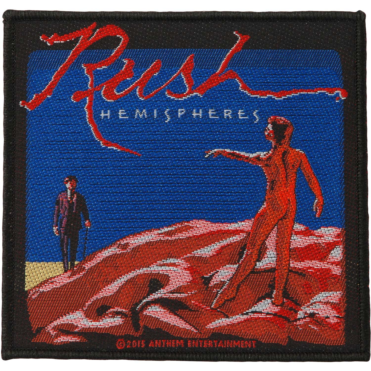 Men's Rush Hemispheres Woven Patch Black - Walmart.com