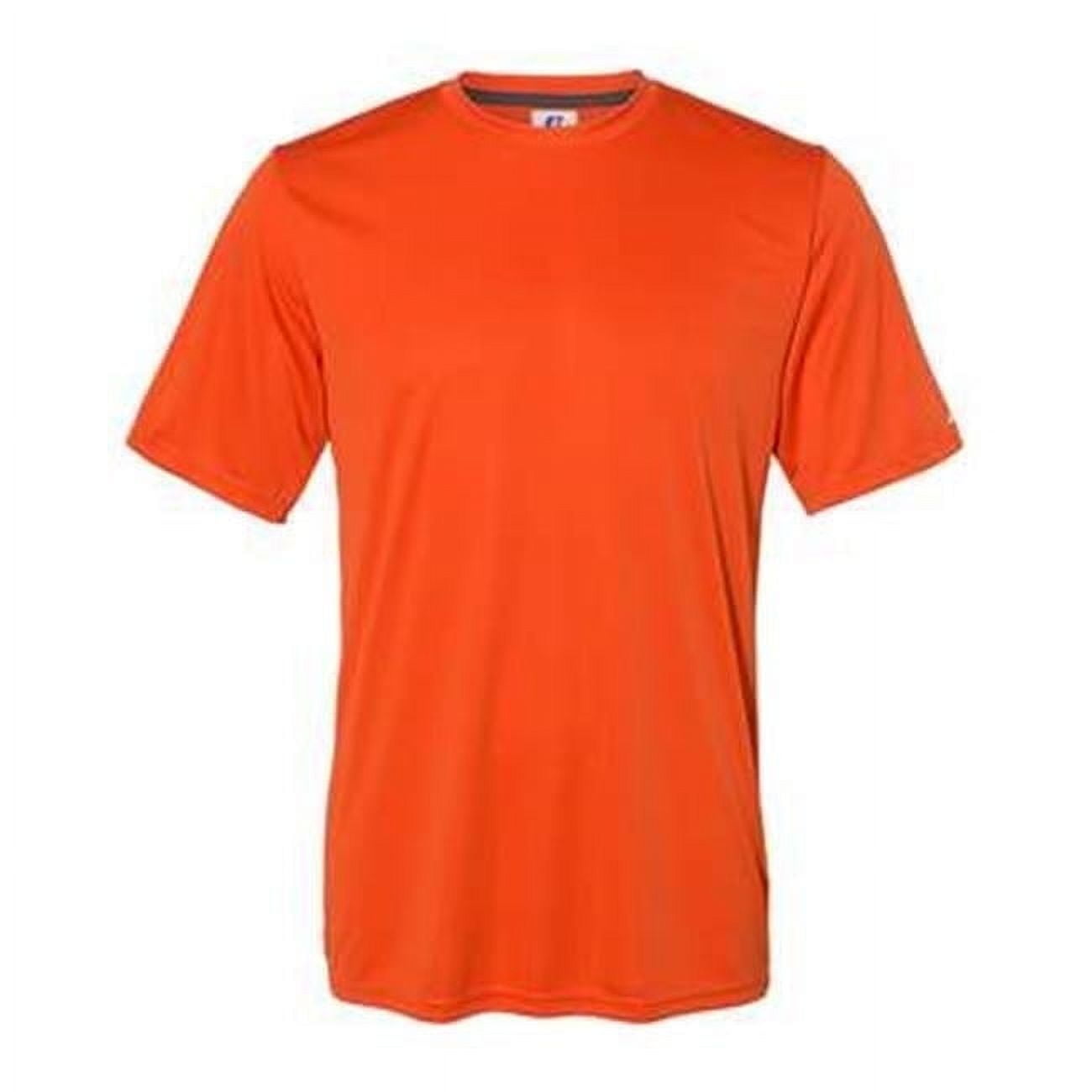 Men's Russell 629X2M1 Dri-Power Core Performance Tee (Burnt Orange 3XL) - Walmart.com