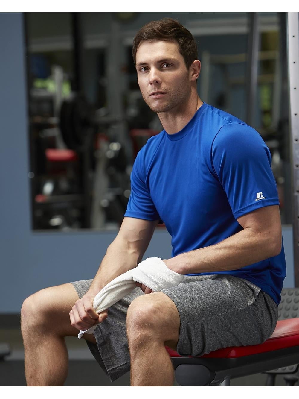 Men's Russell 629X2M1 Dri-Power Core Performance Tee (Cardinal 3XL ...