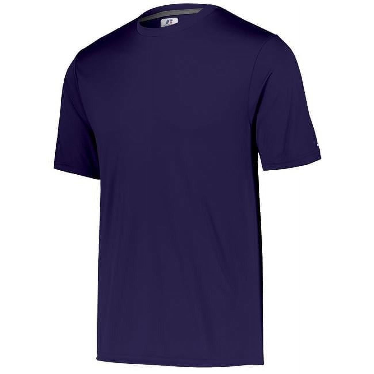 Men's Russell 629X2M1 Dri-Power Core Performance Tee (Purple XL) - Walmart.com