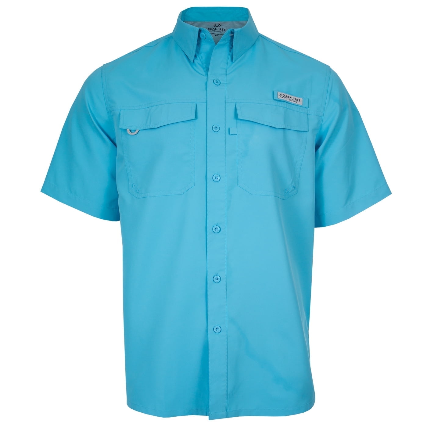 Realtree Men's UPF 40+ Short Sleeve Fishing Shirt, Vented, Button Down ...