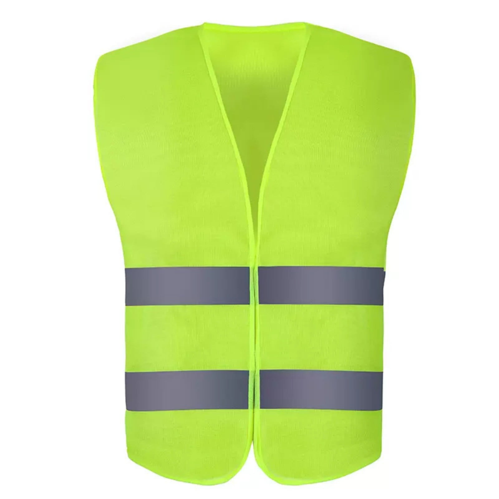 Men's Safety Vests with 2 High Reflective Strips for Traffic Work ...