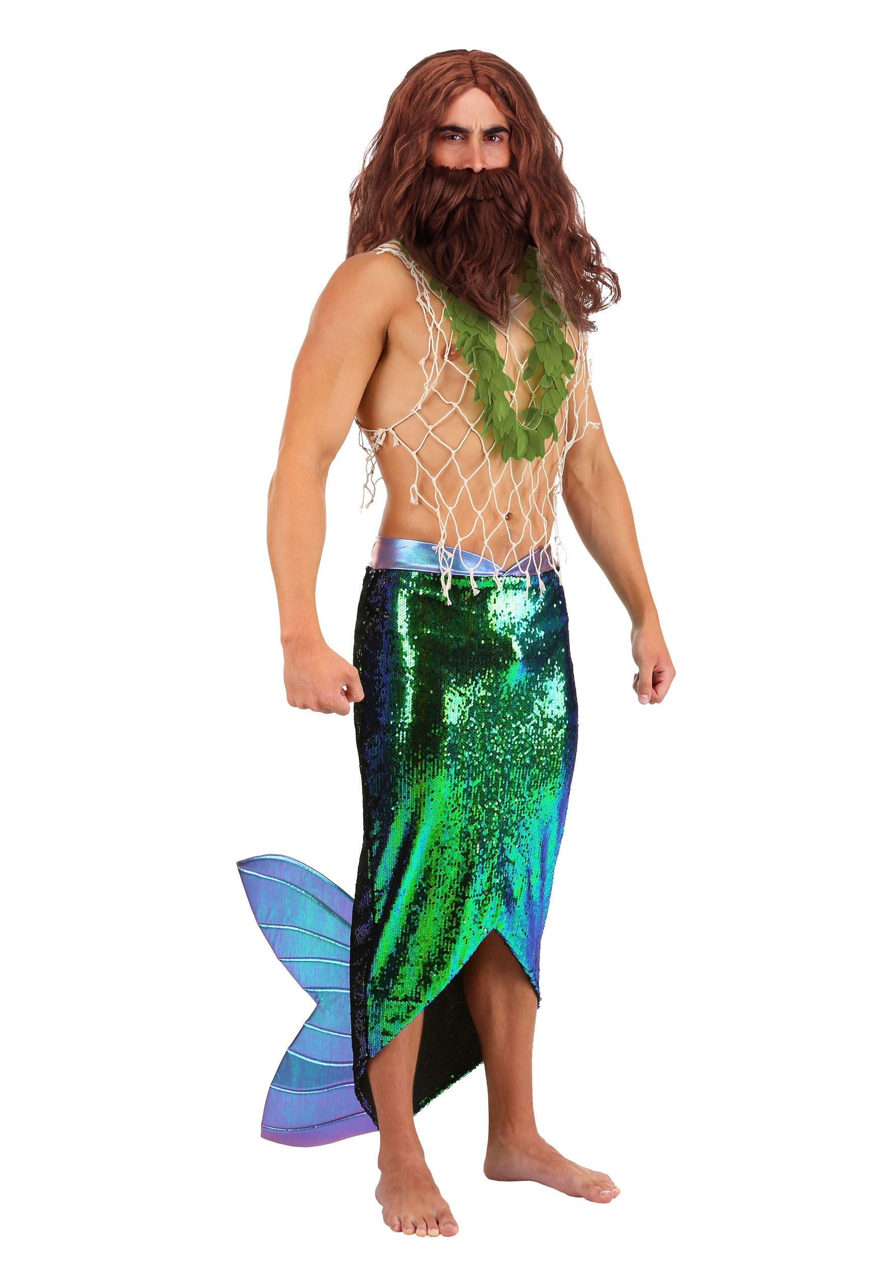 Men's Salty Merman Costume - Walmart.com
