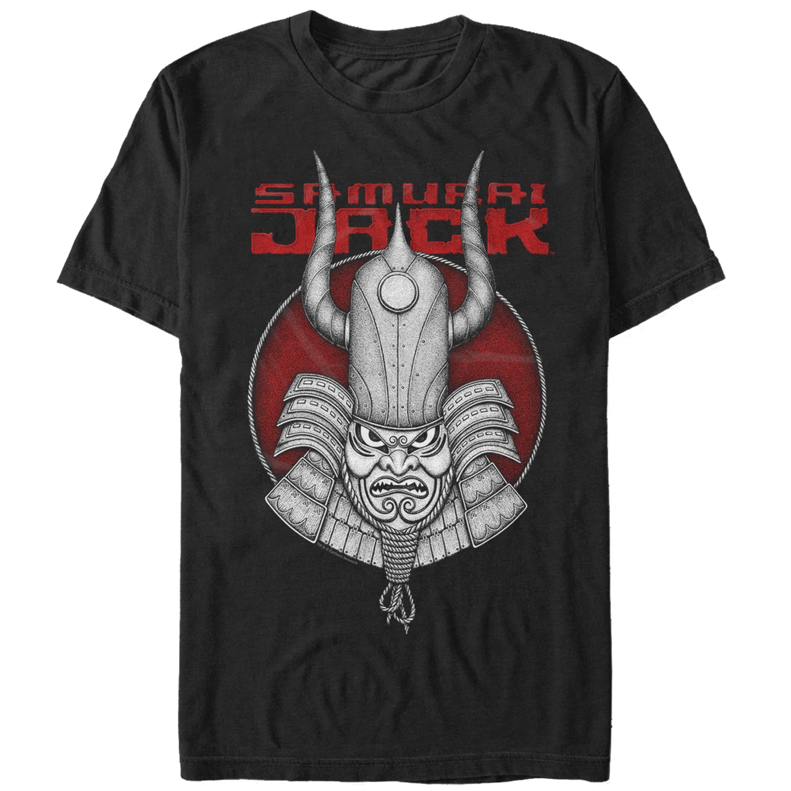 Men's Samurai Jack Artistic Armor Graphic Tee Black X Large - Walmart.com