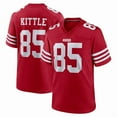 Men's San Francisco Kittle 85 Scarlet Sports Player Game Stitched Name ...