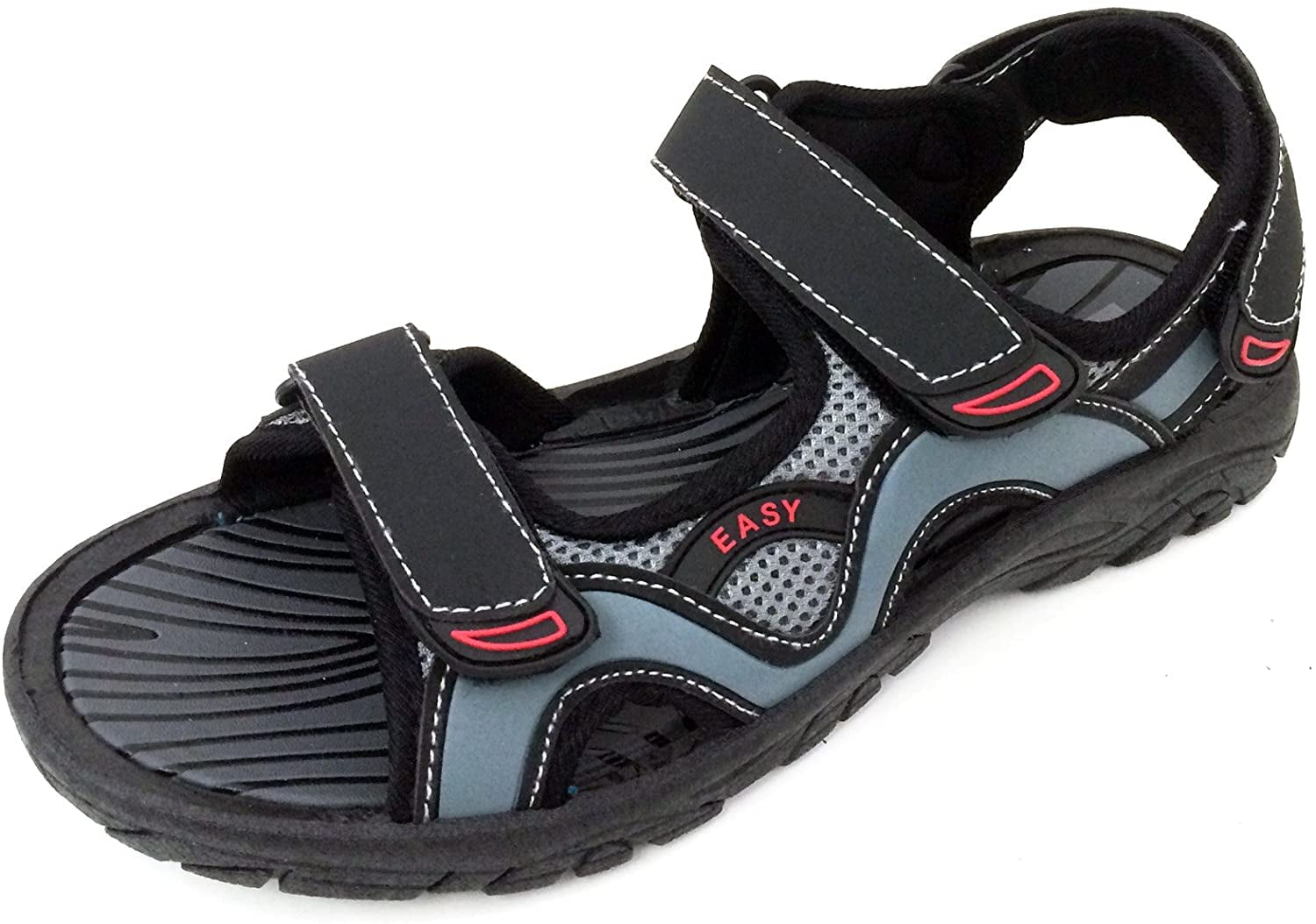 Men's Sandals Open Toe Hook and Loop Casual Trail Sport Beach Hiking ...