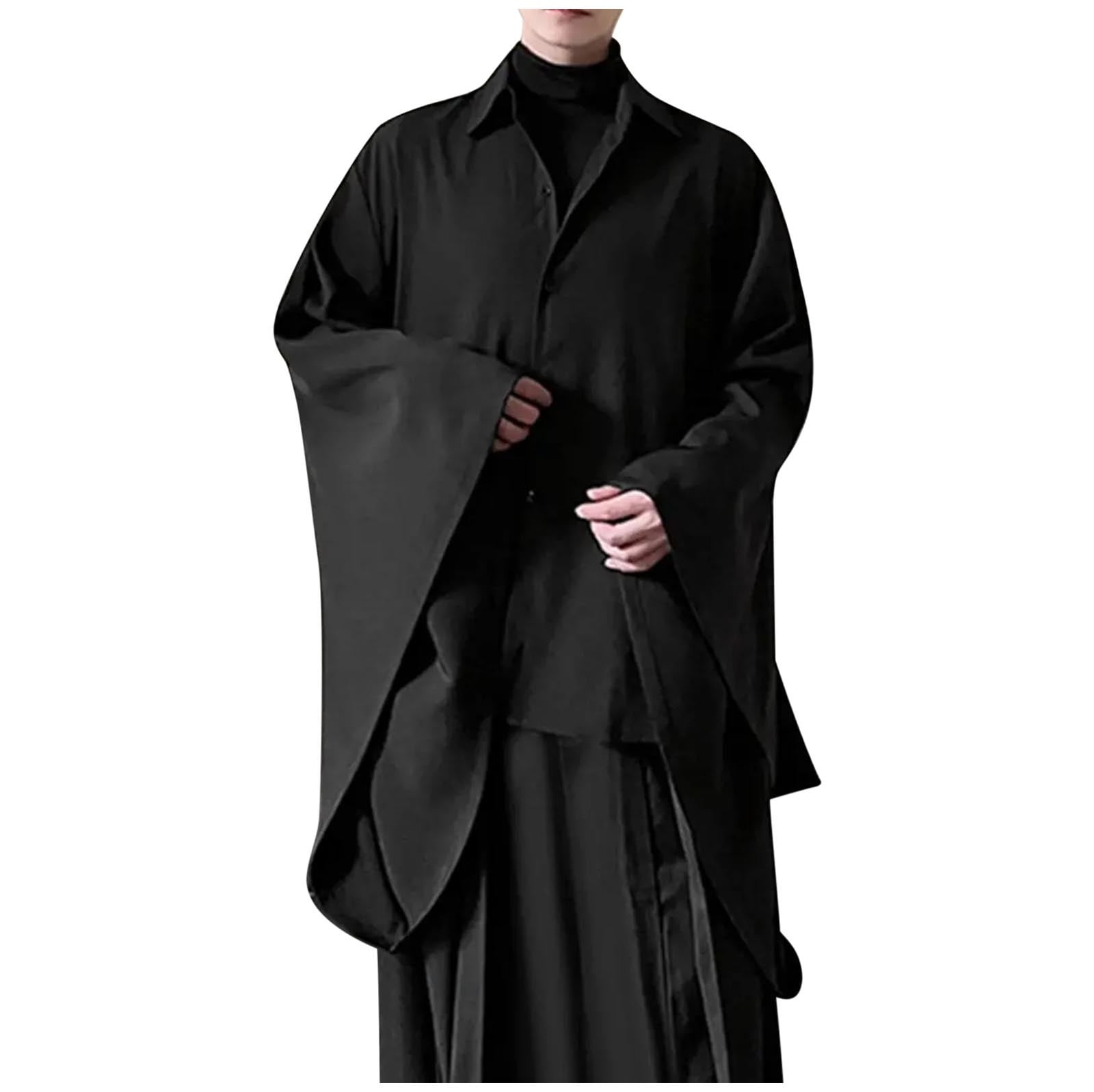 Men'S Saudi Arabic Thobe Jubba Dishdasha Long Sleeve Kaftan Robe ...