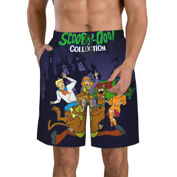 Men's Scooby Doo Beach Shorts Hot Summer Swim Trunks Sports Running ...