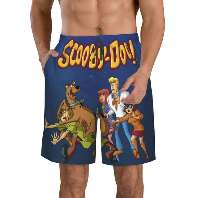 Men's Scooby Doo Beach Shorts Hot Summer Swim Trunks Sports Running ...