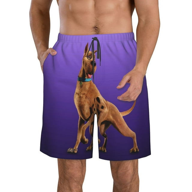 Men's Scooby Doo Beach Shorts Hot Summer Swim Trunks Sports Running ...