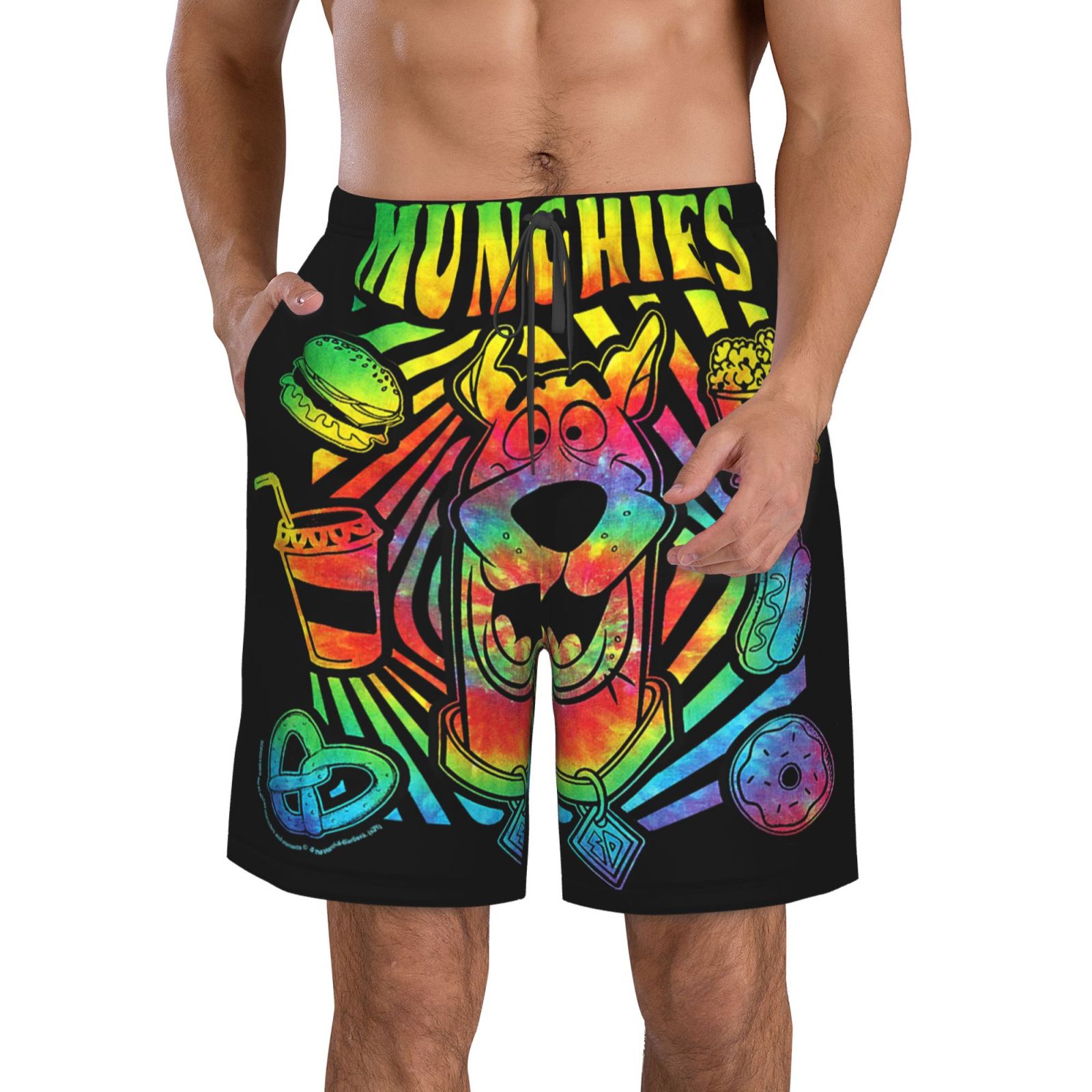 Men's Scooby Doo Beach Shorts Hot Summer Swim Trunks Sports Running ...