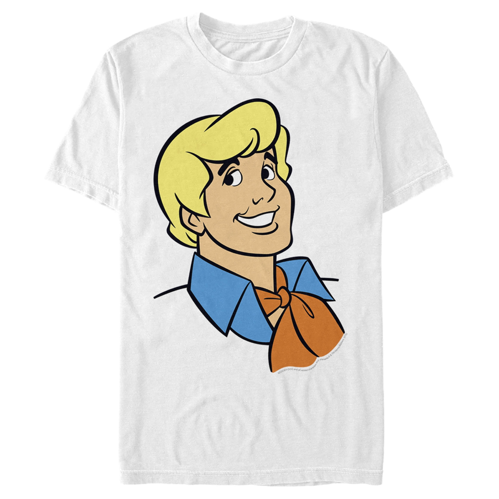 Men's Scooby Doo Fred Pose Graphic Tee White Large - Walmart.com