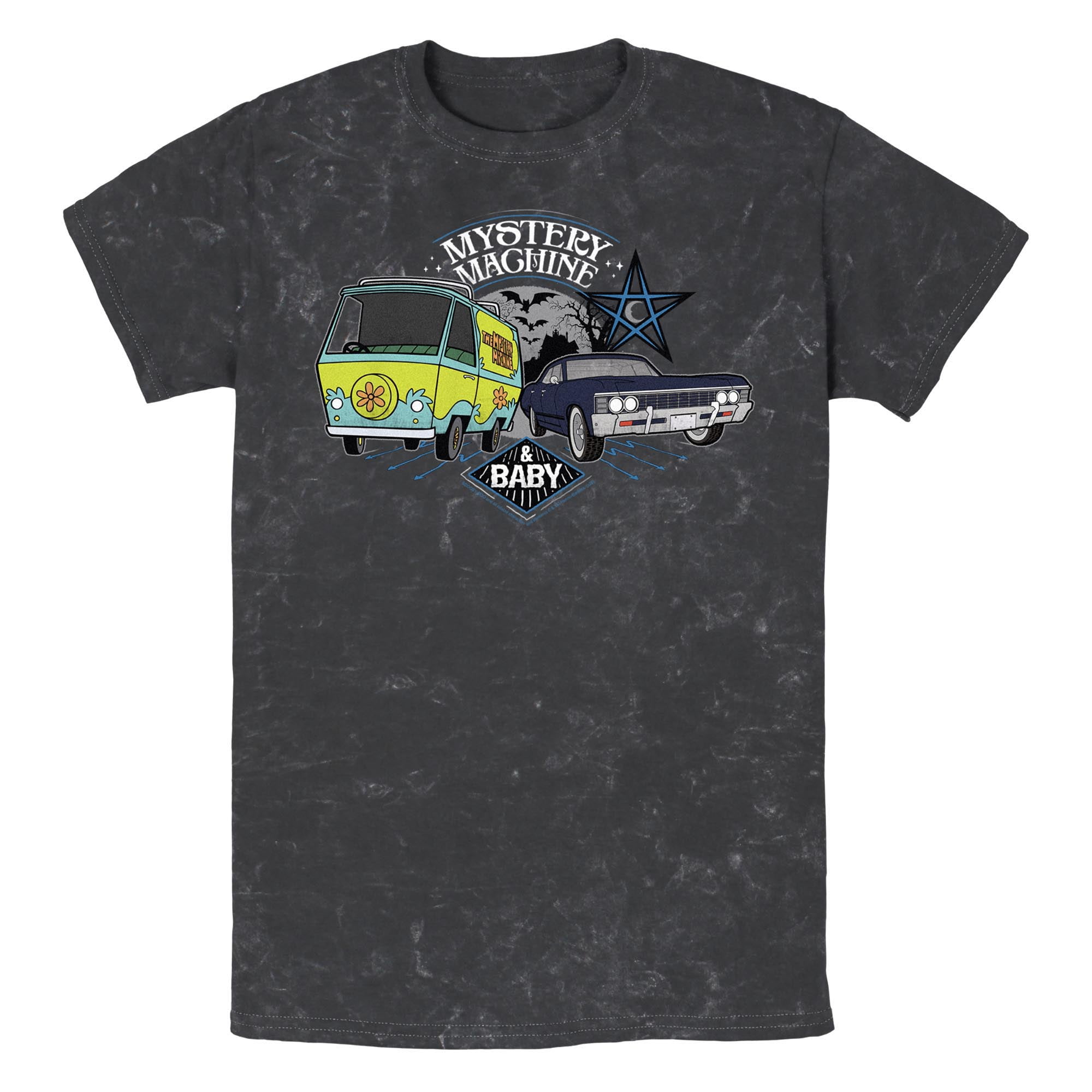 Men's Scooby Doo Mystery Machine and Baby Graphic T-Shirt - Walmart.com