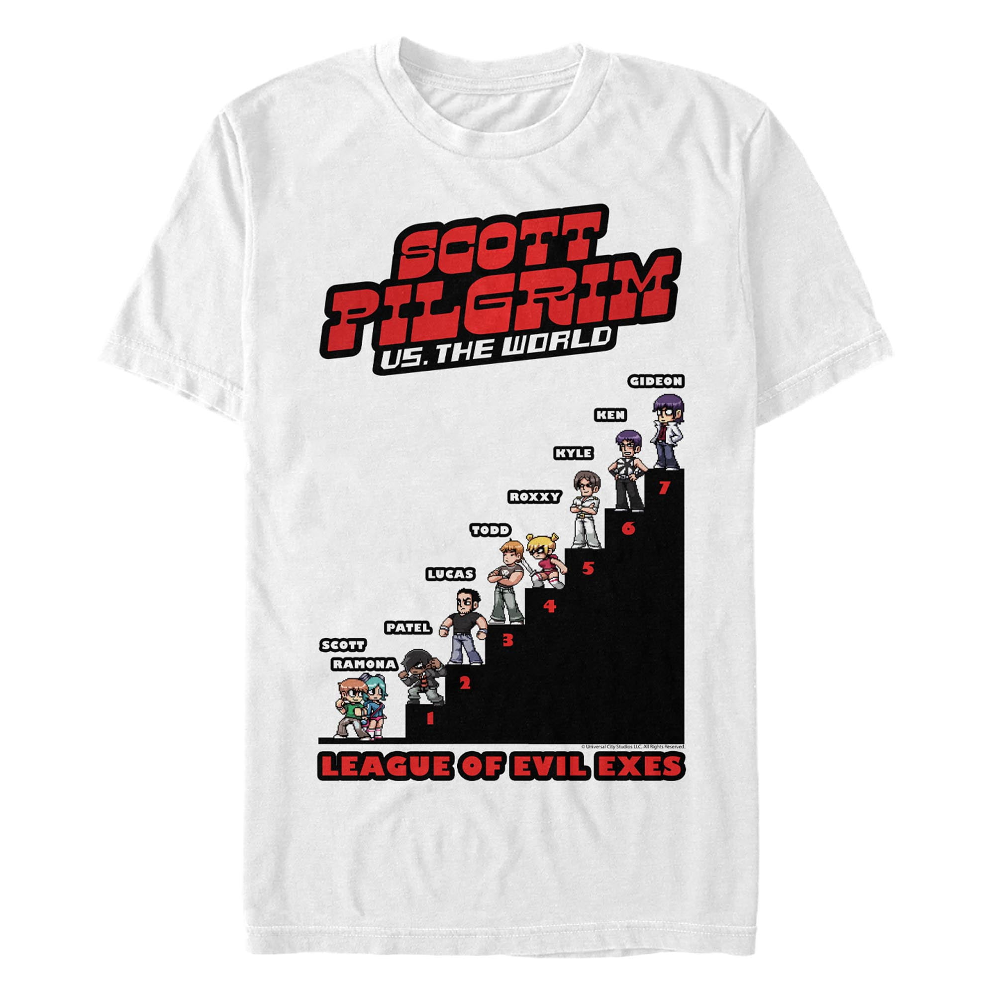 Men's Scott Pilgrim vs. the World League of Evil Exes Graphic T-Shirt ...