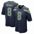 Men's Seattle Bryant 8 Navy Sports Player Game Stitched Name Number T ...
