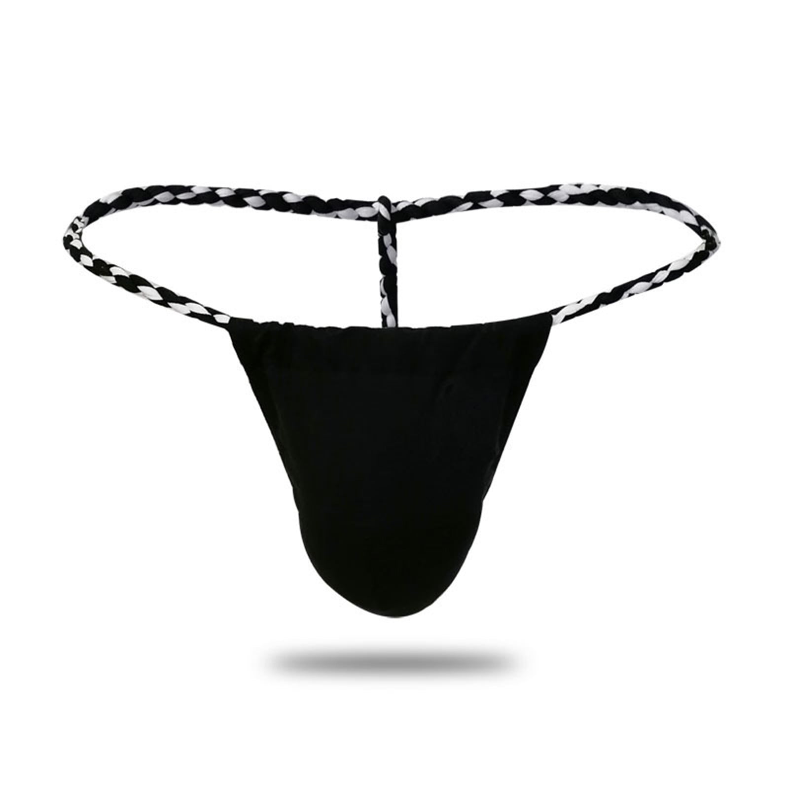 Men's See-Through Thong G-String Underwear, Men's Hot T-Back Thong G ...