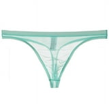 Men's See-Through Thong G-String Underwear, Men's Hot T-Back Thong G ...