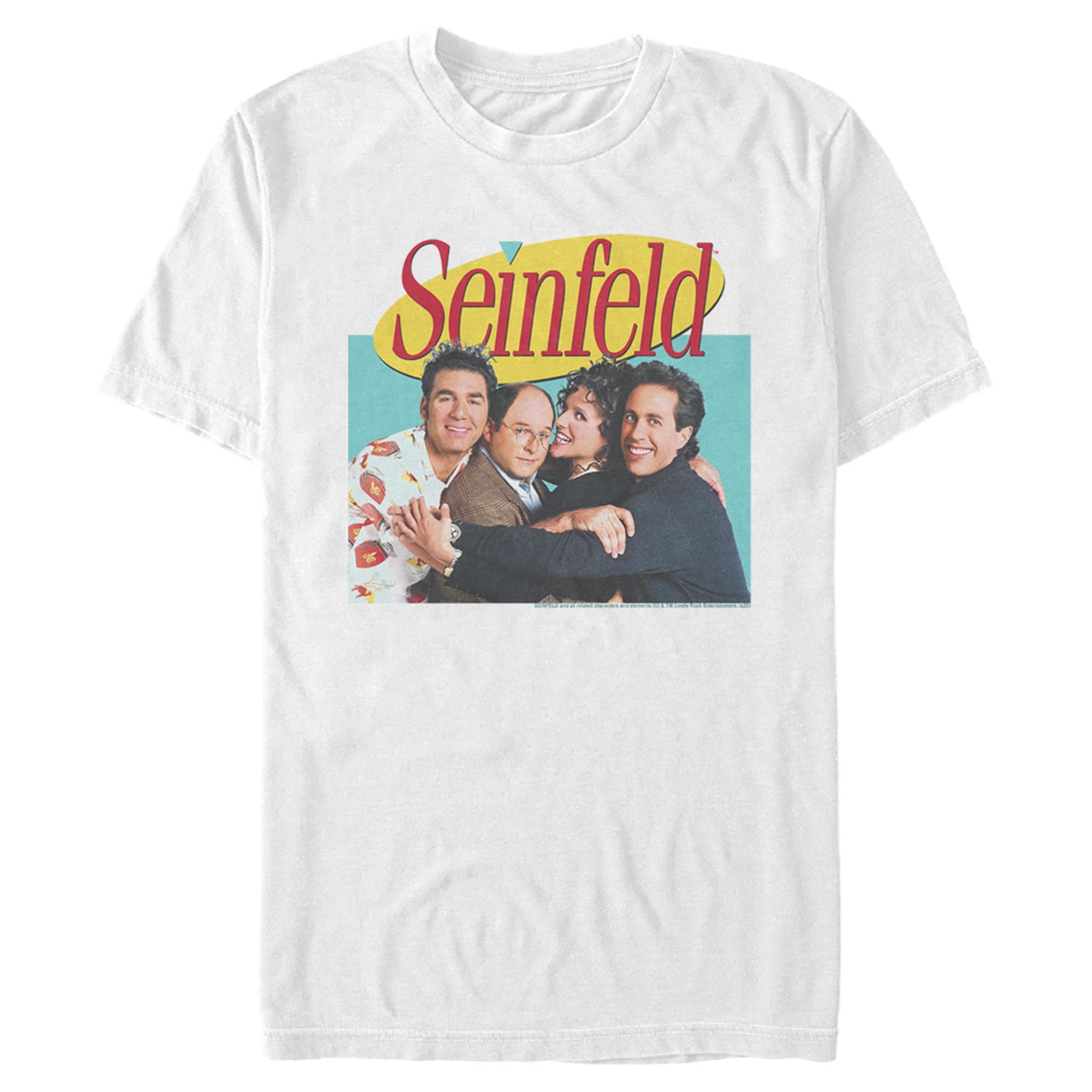 Men's Seinfeld Group Logo Graphic Tee White Large - Walmart.com