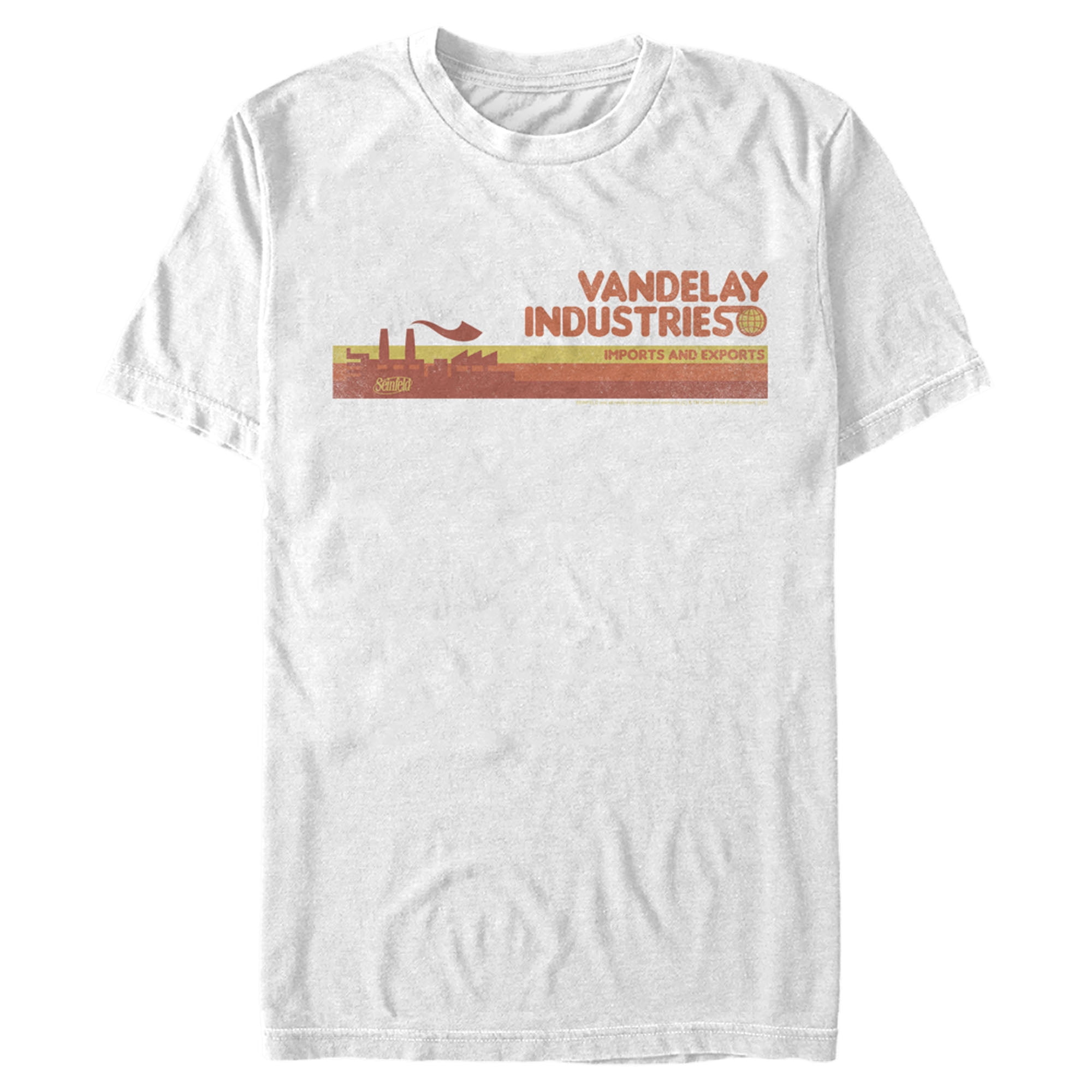 Men's Seinfeld Retro Vandelay Industries Graphic Tee White 2X Large ...