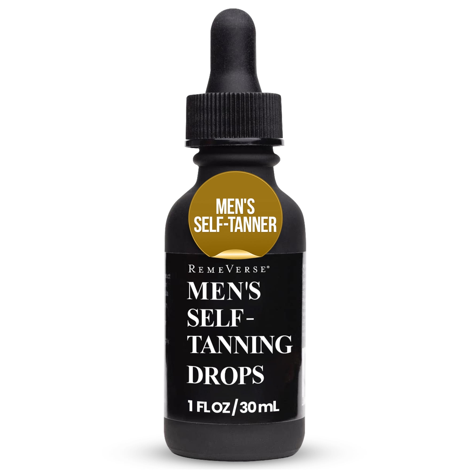Men’s Self-Tanning Drops by RemeVerse: Sunless Tanner Formulated for ...