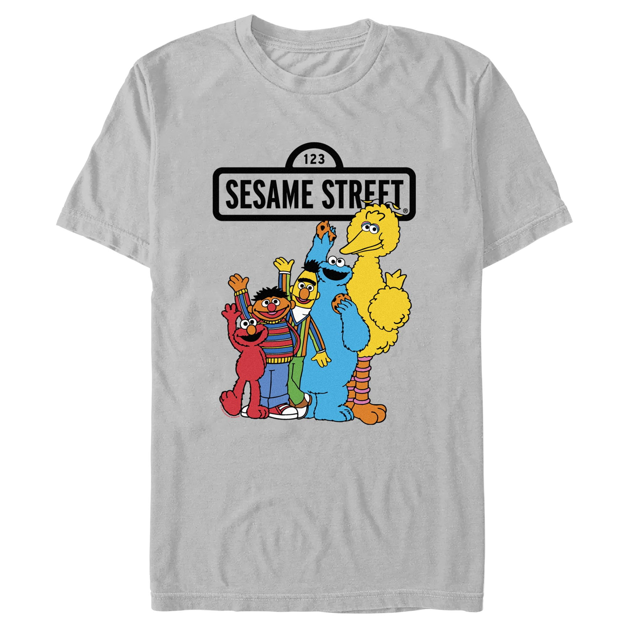 Men's Sesame Street AB/CD Cookie and the Monsters Graphic T-Shirt ...