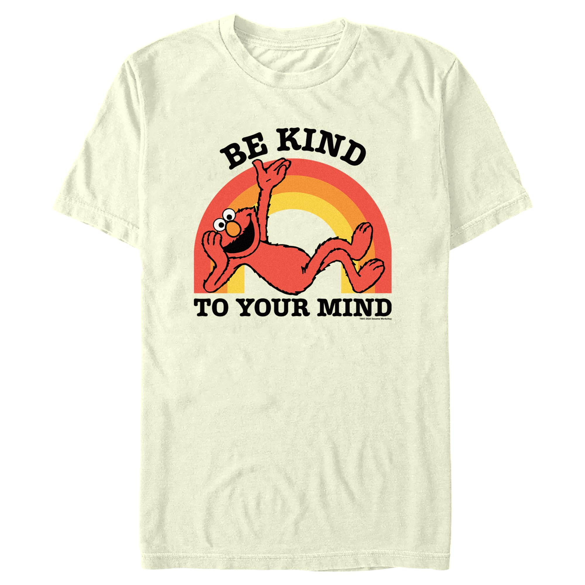Men's Sesame Street Elmo Be Kind to Your Mind Graphic T-Shirt - Walmart.com