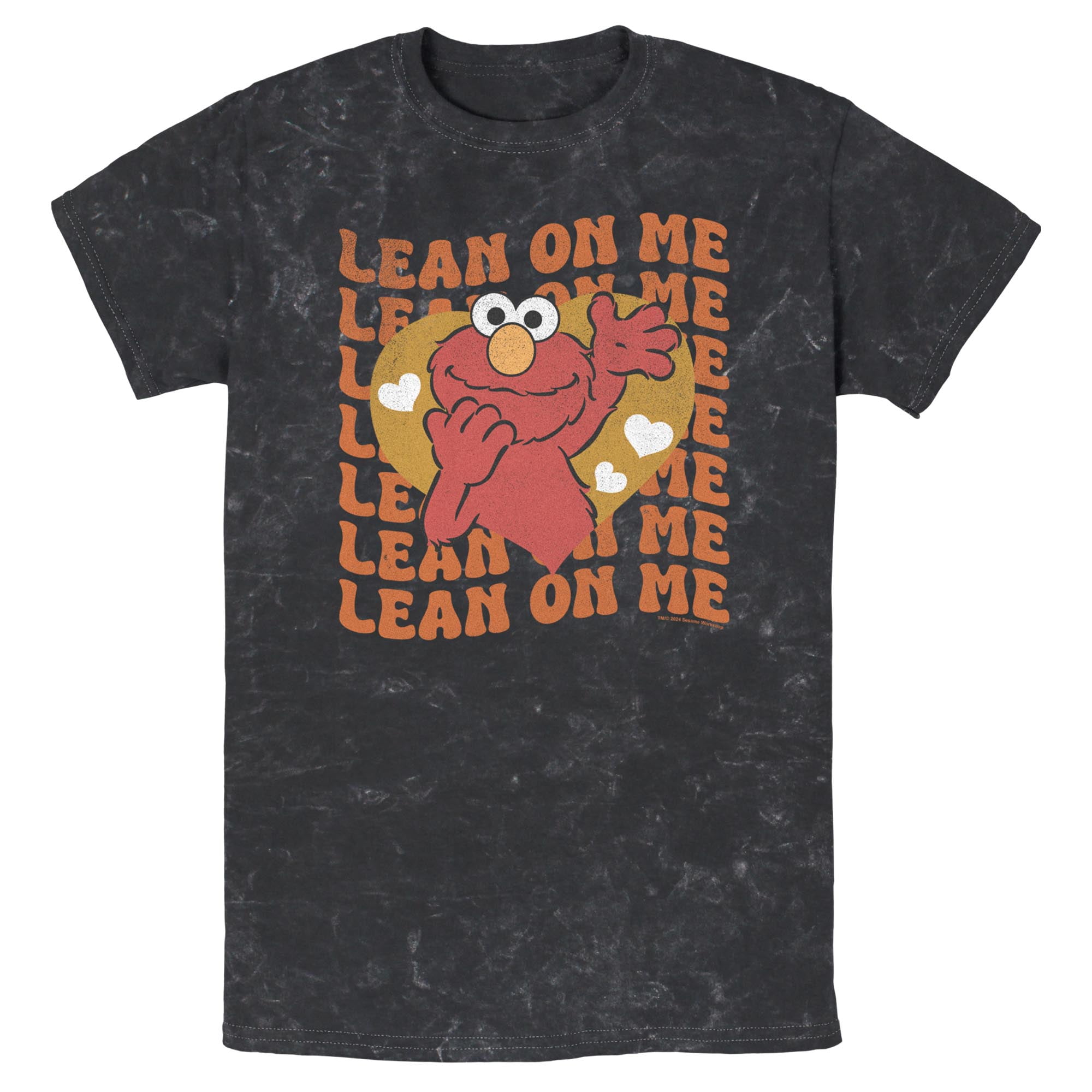 Men's Sesame Street Elmo Lean On Me Graphic T-Shirt - Walmart.com
