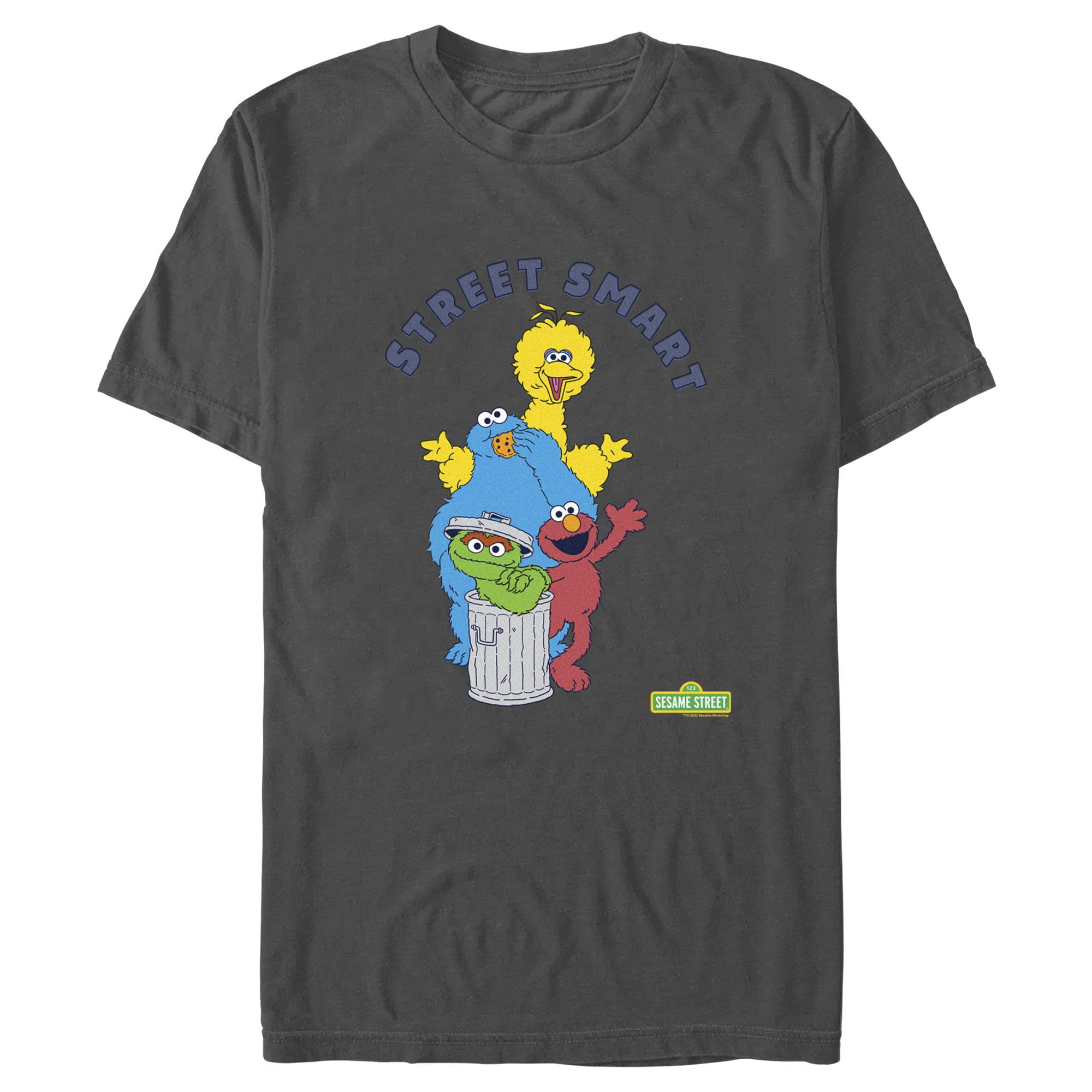 Men's Sesame Street Group Street Smart Graphic T-Shirt - Walmart.com