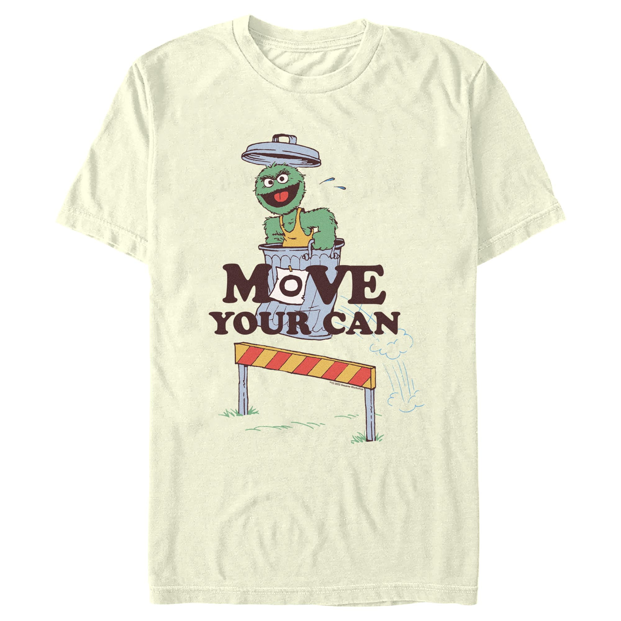 Men's Sesame Street Oscar the Grouch Move Your Can Graphic T-Shirt ...