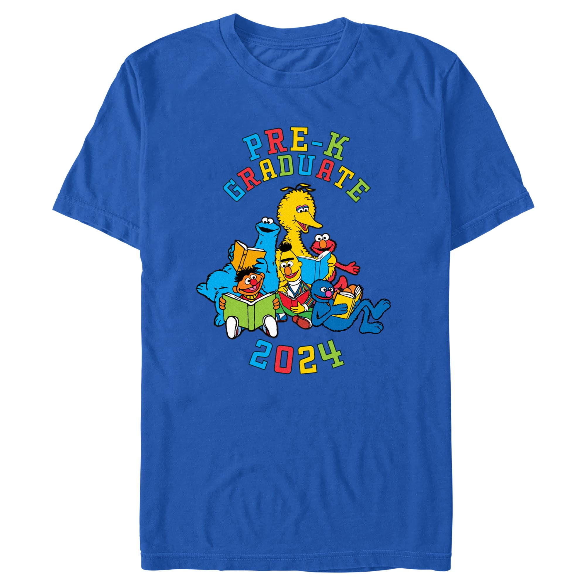 Men's Sesame Street Pre-K Graduate 2024 Graphic T-Shirt - Walmart.com