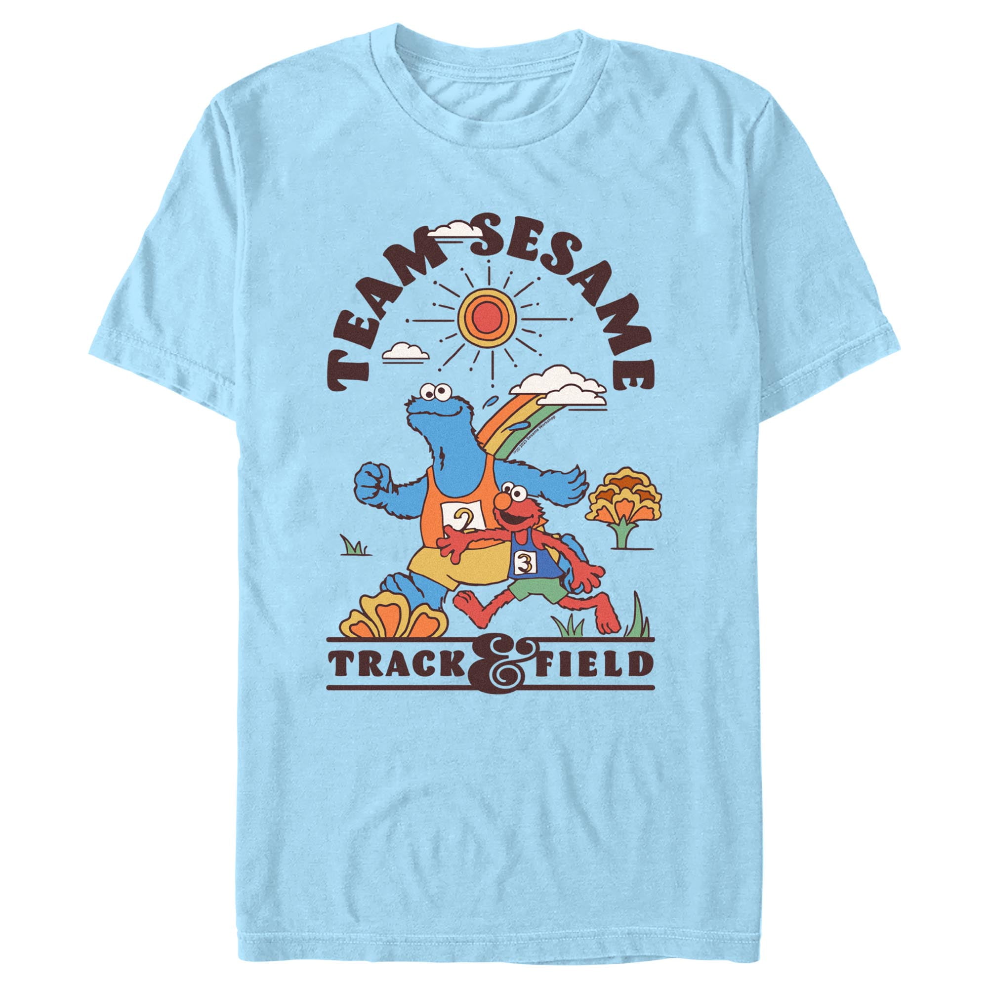 Men's Sesame Street Team Cookie Monster and Elmo Graphic T-Shirt ...