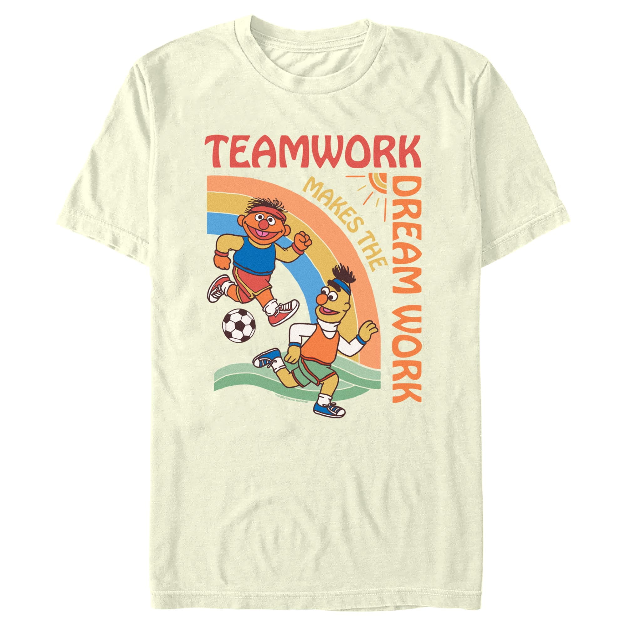 Men's Sesame Street Teamwork Makes the Dream Work Graphic T-Shirt ...