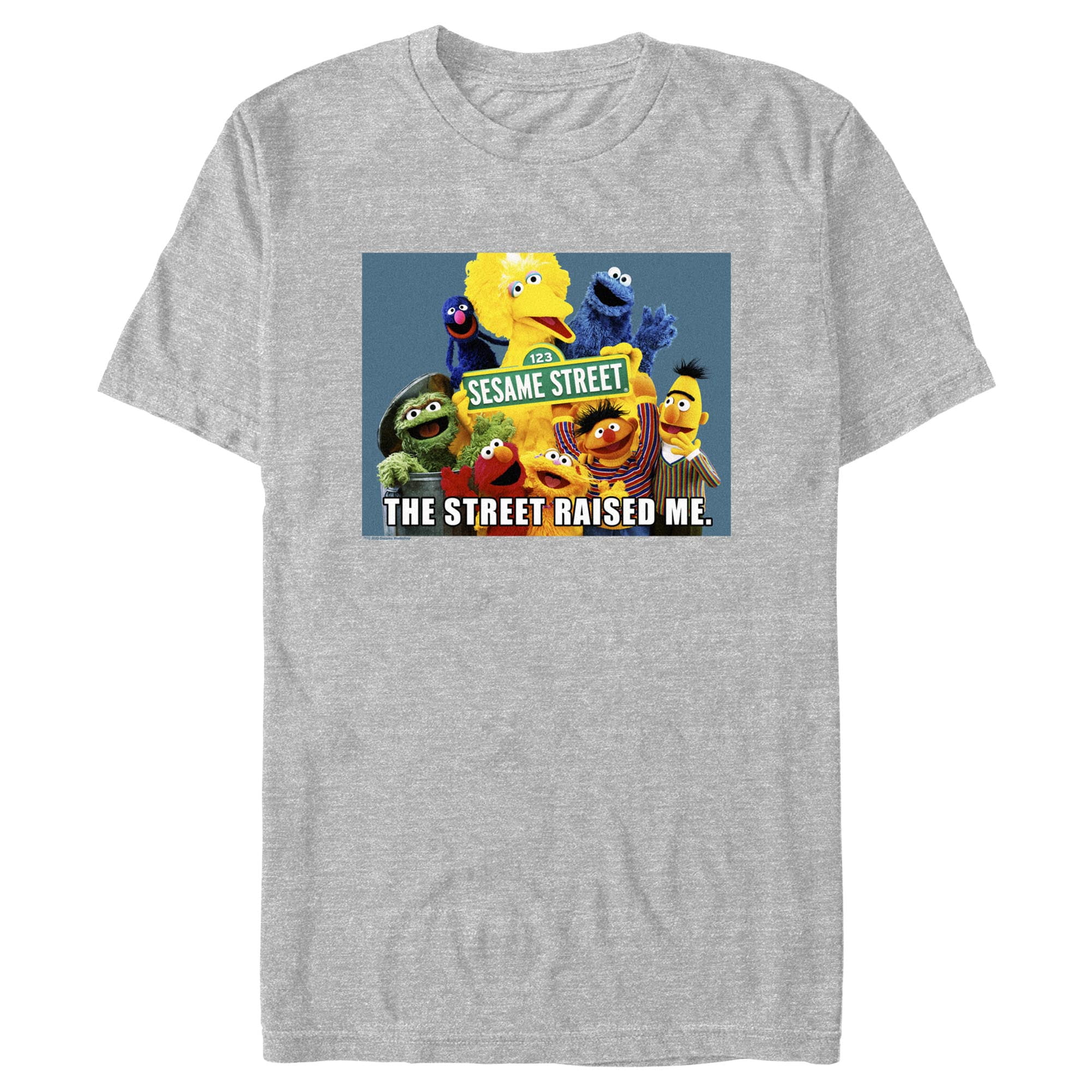 Men's Sesame Street The Street Raised Me Graphic T-Shirt - Walmart.com
