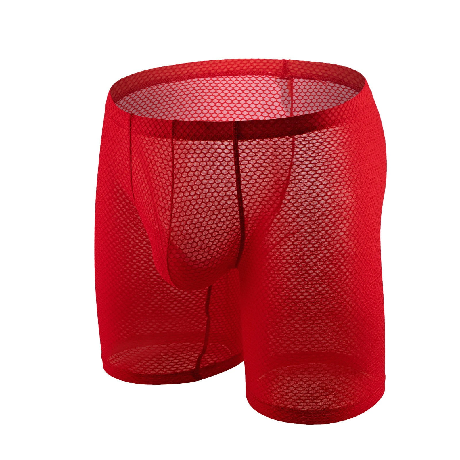 Mens Sexy Underwear Boxer Briefs Mesh Breathable Underpants Sexy Bodysuit Lingerie For Women