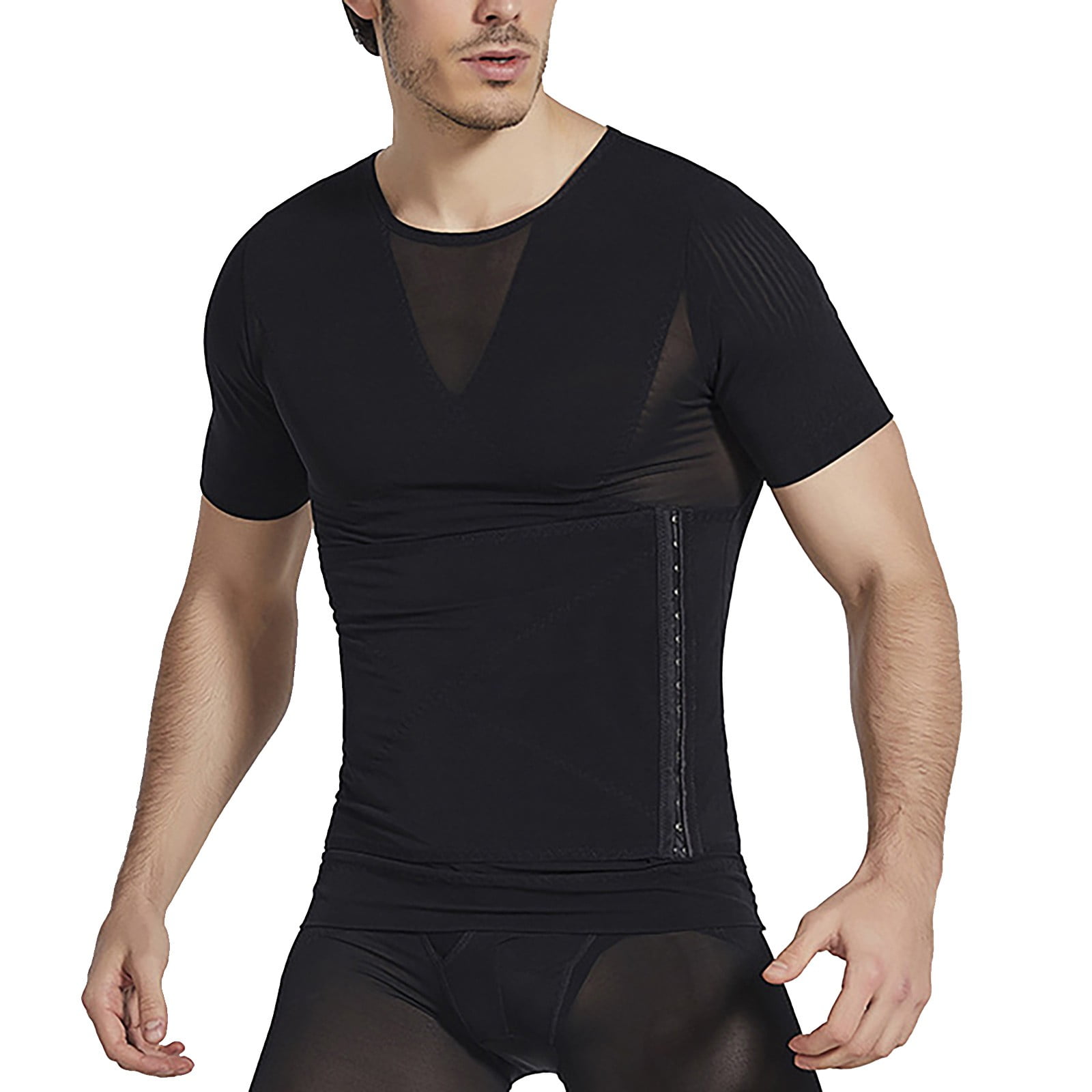 Men's Shapewear Men'S Corset Oversized Waist And Chest With Breasting ...