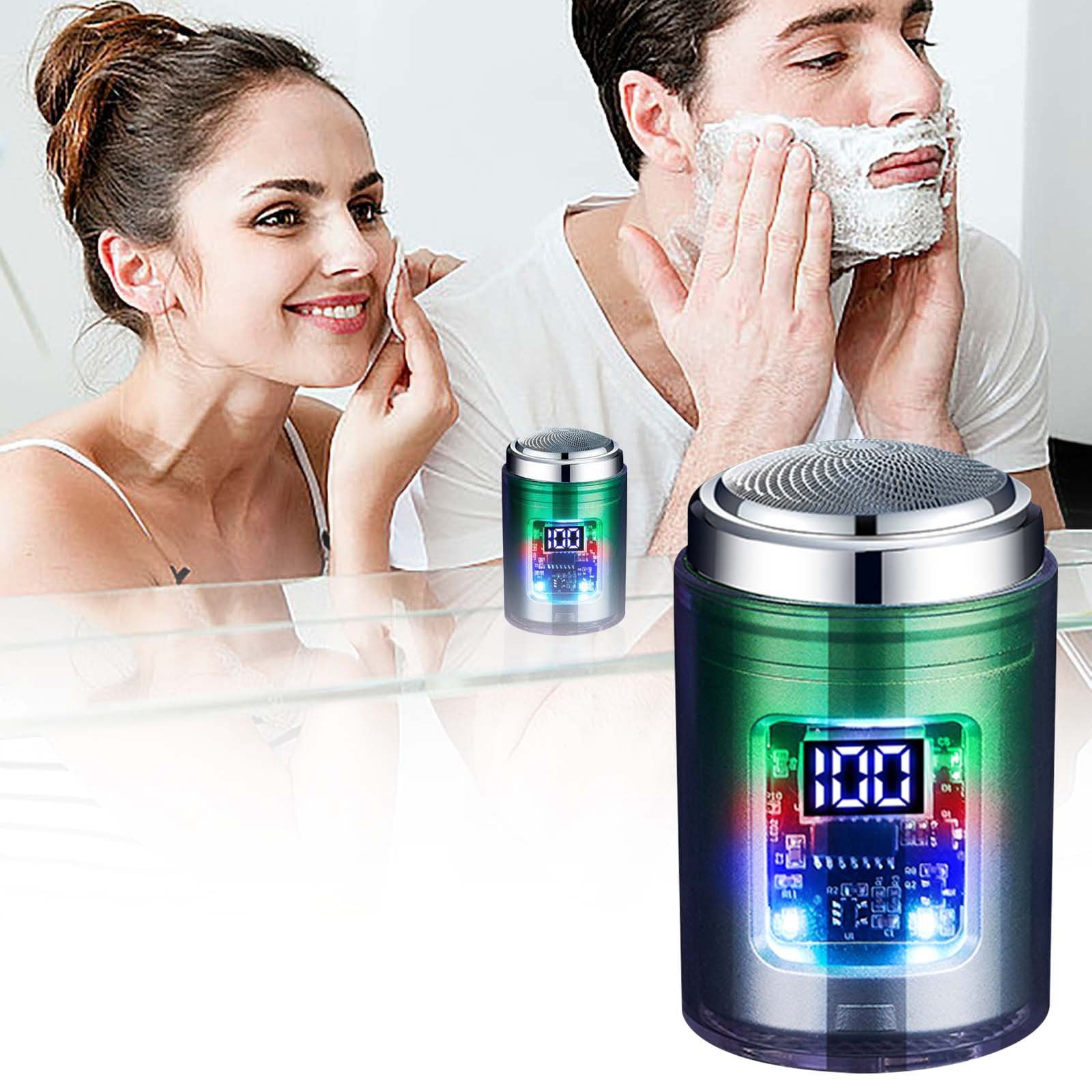 Men's Shaver Mini Portable Rechargeable Shaver with Digital Display USB ...