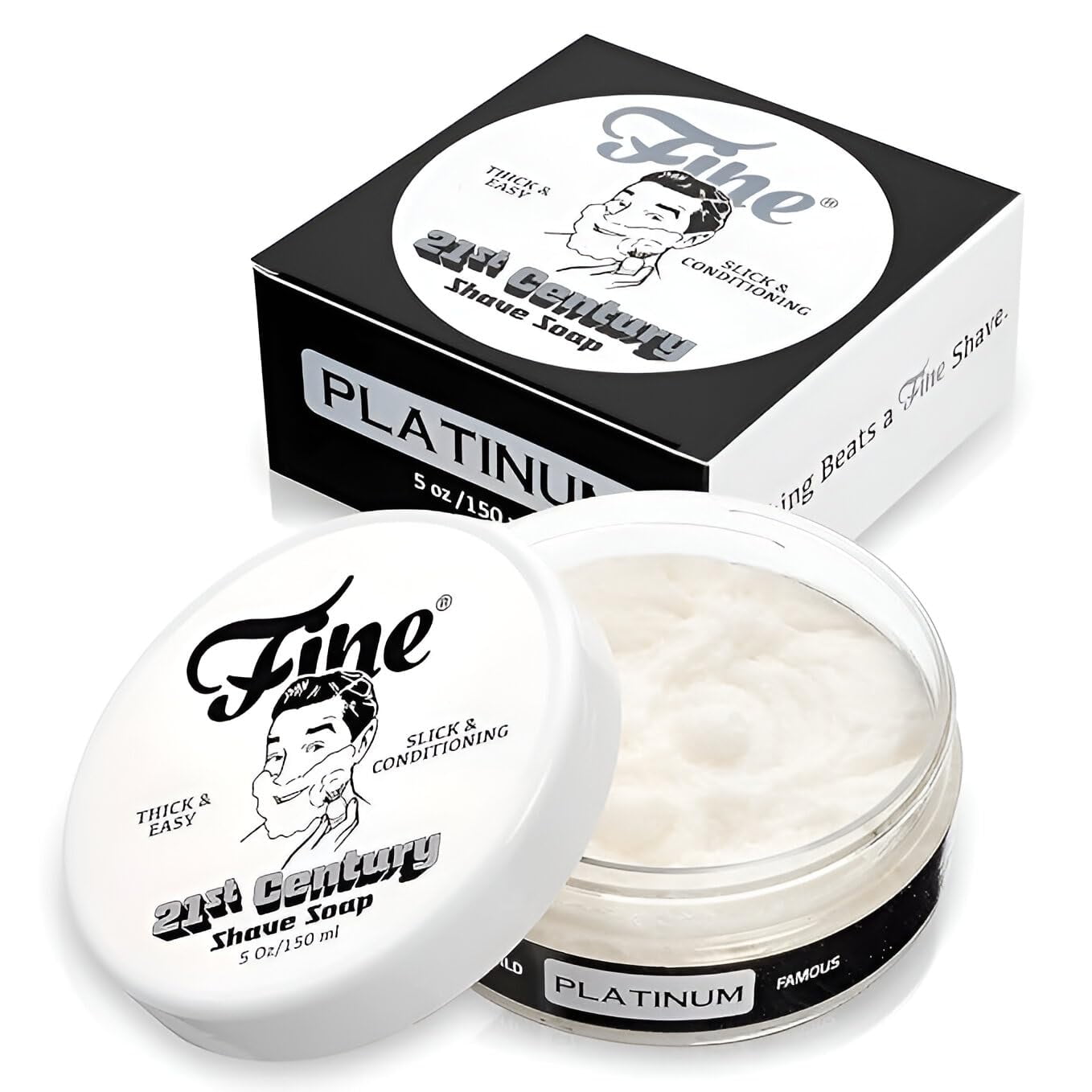 Men’s Shaving Soap, Builds Thick & Easy Lather, From Razor Burn ...